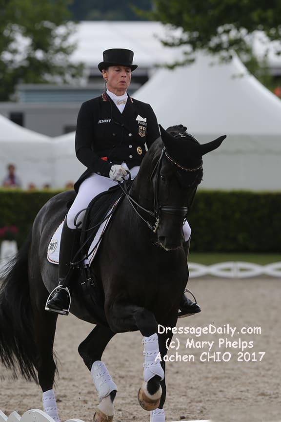 Isabell Werth Leads The Dressage Charge of the Germans at Aachen ...