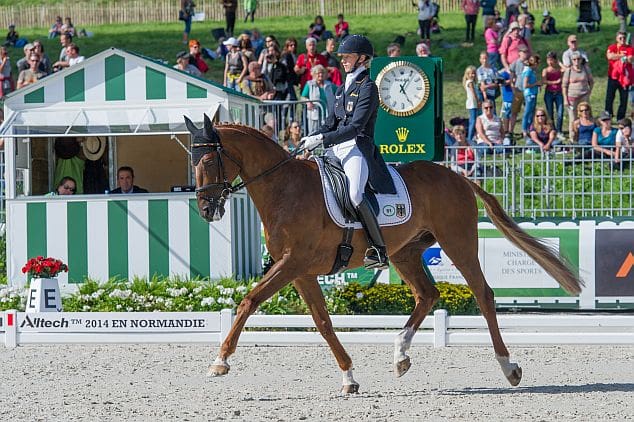 Sandra Auffarth (GER) Claims the Lead After the Dressage Phase in the ...