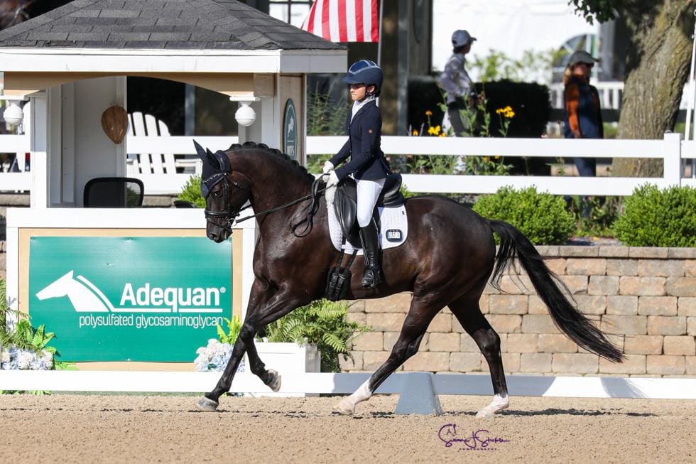 Maryn Geck Takes the Lead in the USEF Children Dressage National ...